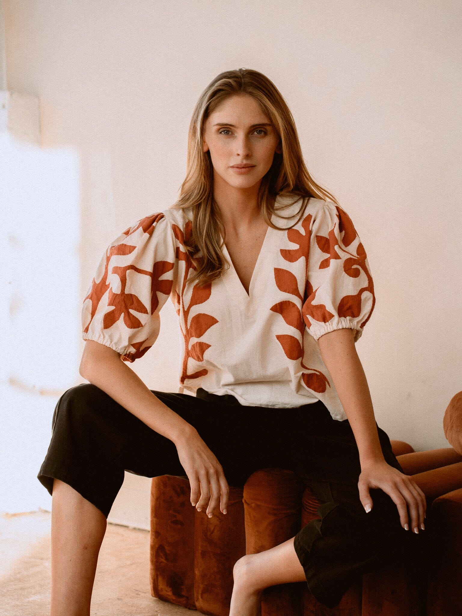Matisse Blouse - Currant – Maelu Designs
